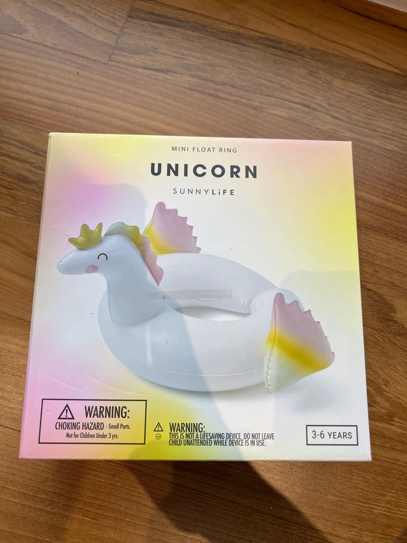 Sunnylife Unicorn mini float ring, Babies & Kids, Going Out, Other Babies Going Out Needs on ...