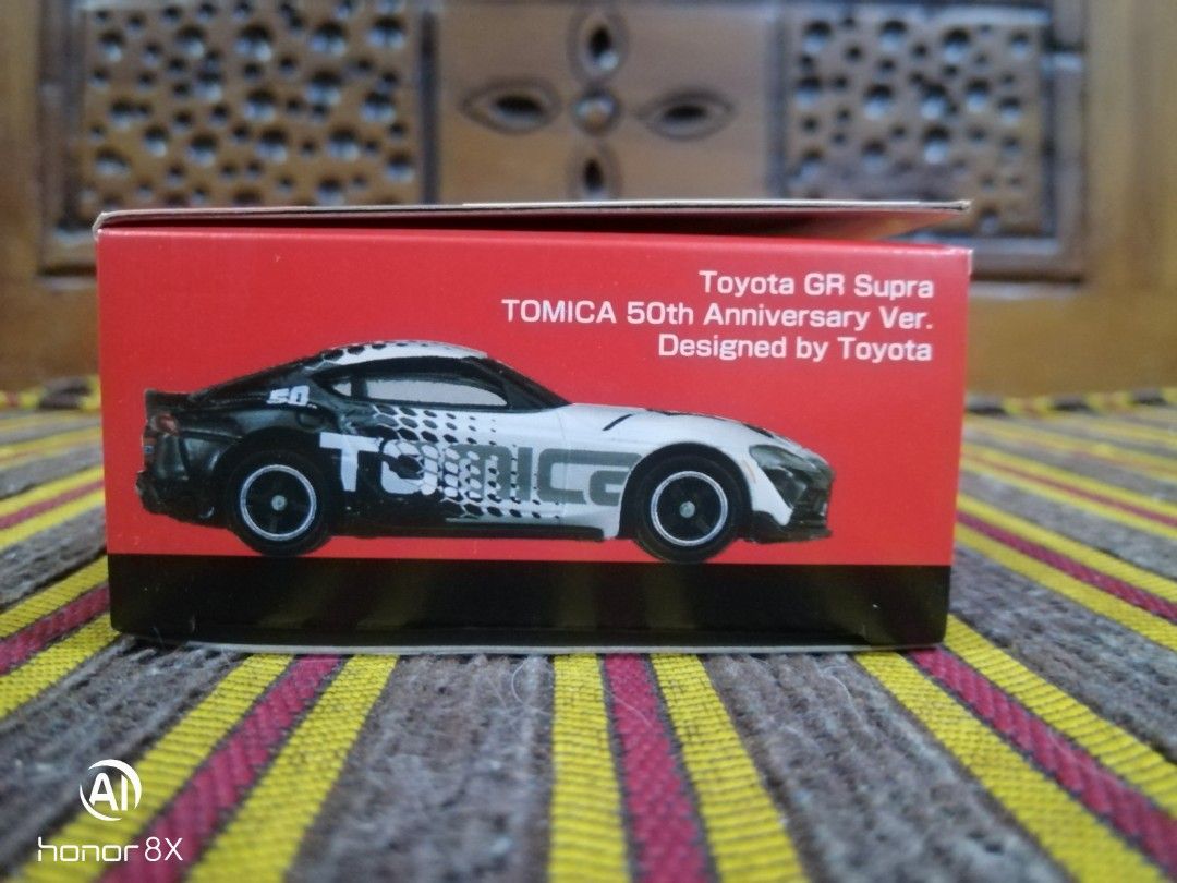 Takara Tomy 50th anniversary Tomica Toyota GR supra, Hobbies & Toys, Toys & Games on Carousell