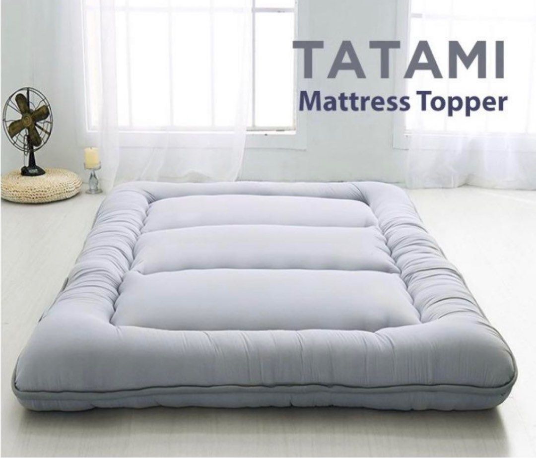 Tatami mattress topper / foldable protector , Furniture & Home Living ...