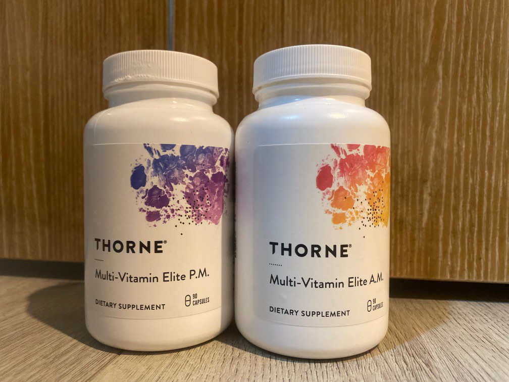 Thorne Multi-vitamin Elite, Health & Nutrition, Health Supplements ...