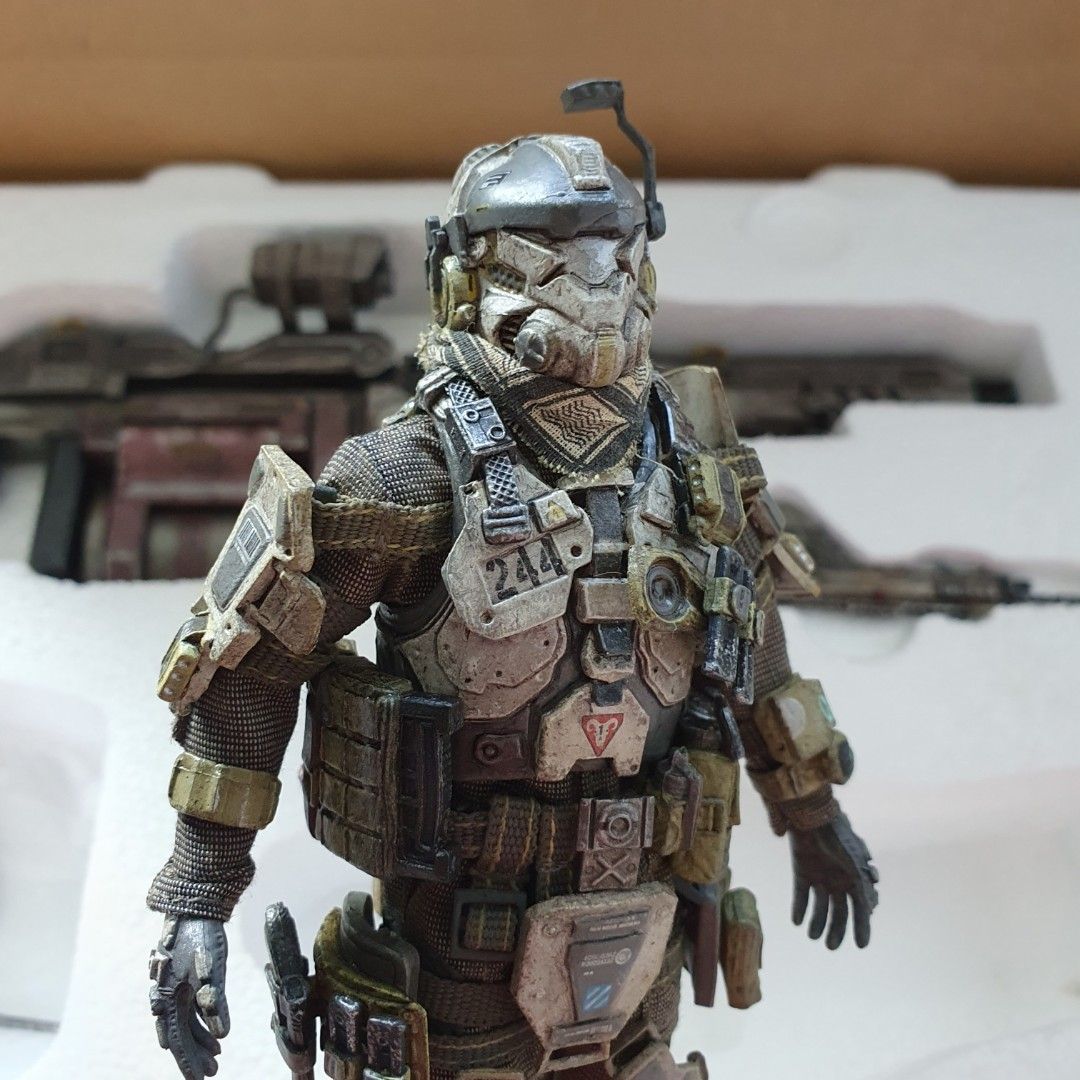 Threezero 3A Titanfall Atlas Robot Mech with Pilot 1/12 Action Poseable ...