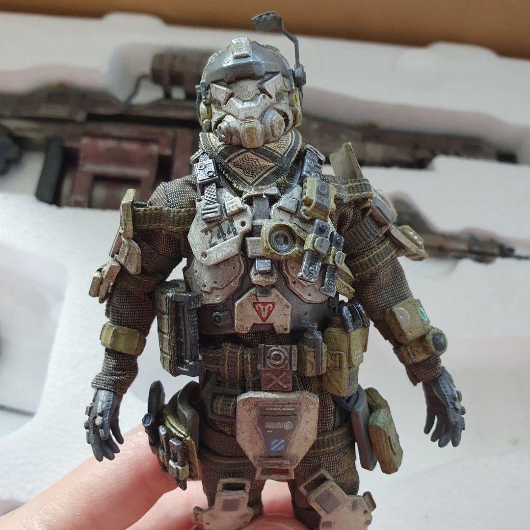 Threezero 3A Titanfall Atlas Robot Mech with Pilot 1/12 Action Poseable ...