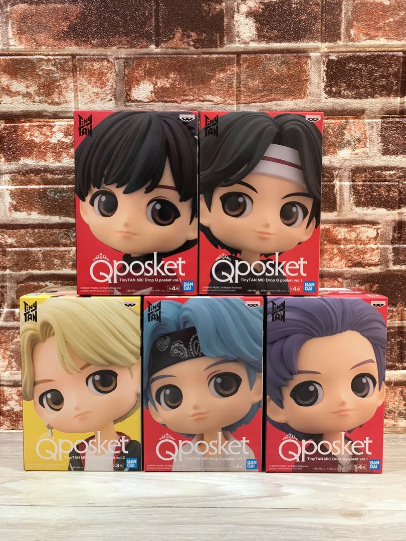 Q Posket BTS TinyTan Mic Drop Vol. 1 Vol. 2 Suga Jimin Jin J Hope RM Figure, Hobbies & Toys ...