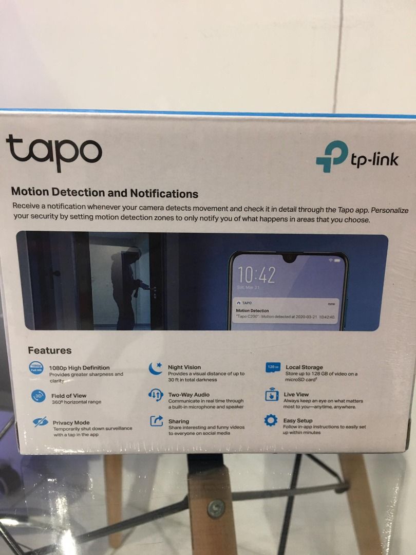 TP-Link Tapo C200 360° 1080P Pan/Tilt Home Security Wi-Fi Camera ...