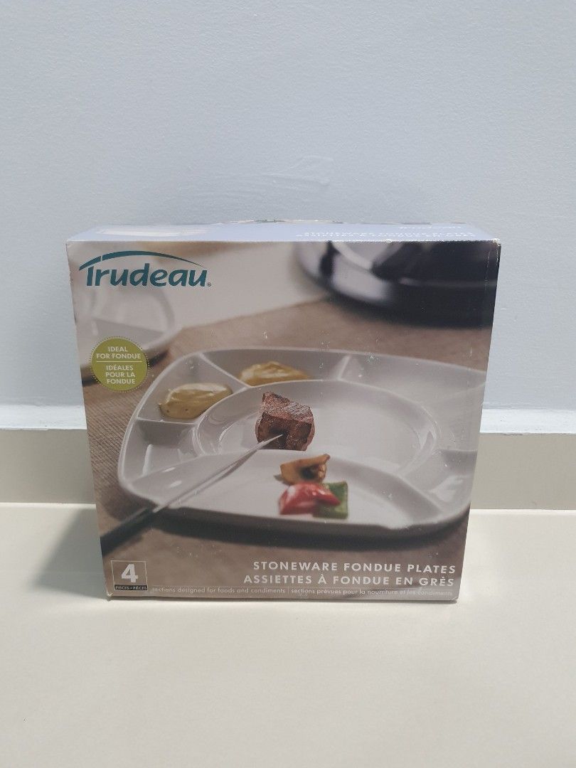 Trudeau Stoneware Plates, Furniture & Home Living, Kitchenware ...