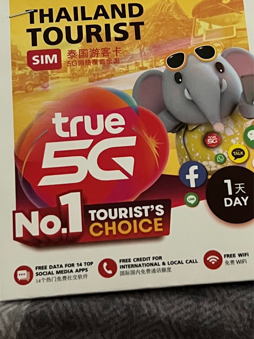 True Sim Card (1 day), Everything Else on Carousell