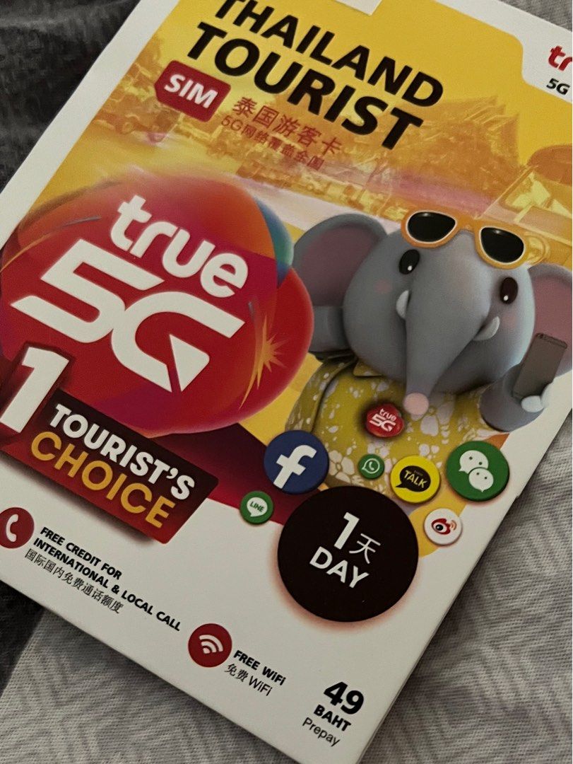 True Sim Card (1 day), Everything Else on Carousell