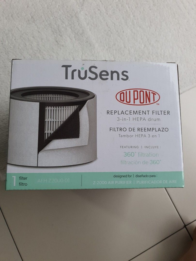 Trusens 3 in 1 hepa drum filter, TV & Home Appliances, Air Purifiers ...