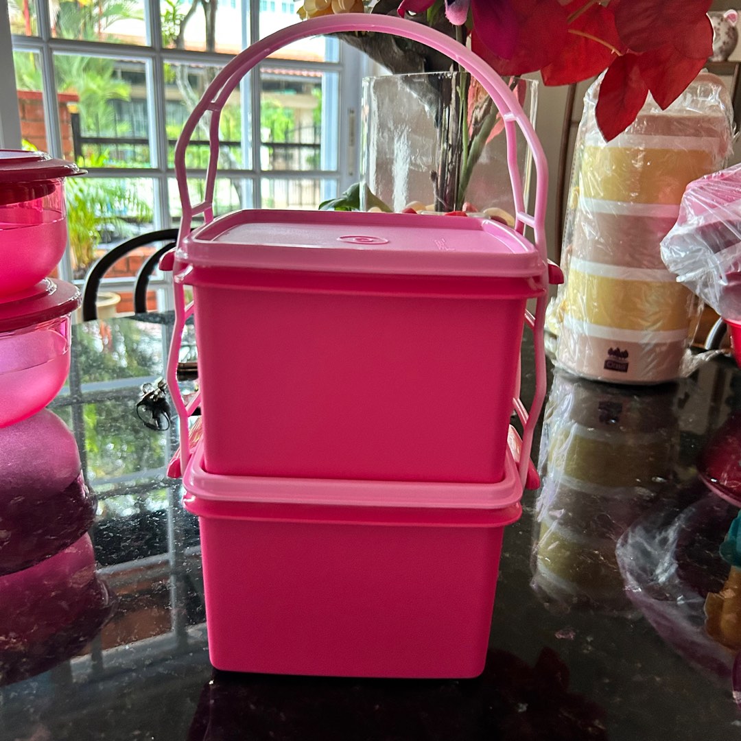 Tupperware tingkat containers, Furniture & Home Living, Kitchenware ...