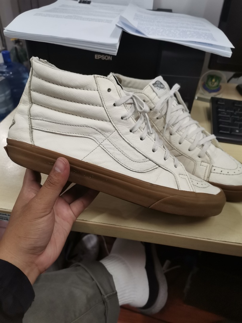 Vans sk8-hi reissue zip "gum" pack, Men's Fashion, Footwear, Sneakers ...