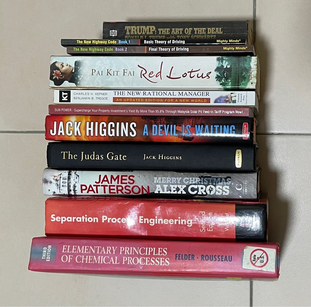 Various Titles Books, Hobbies & Toys, Books & Magazines, Fiction & Non ...
