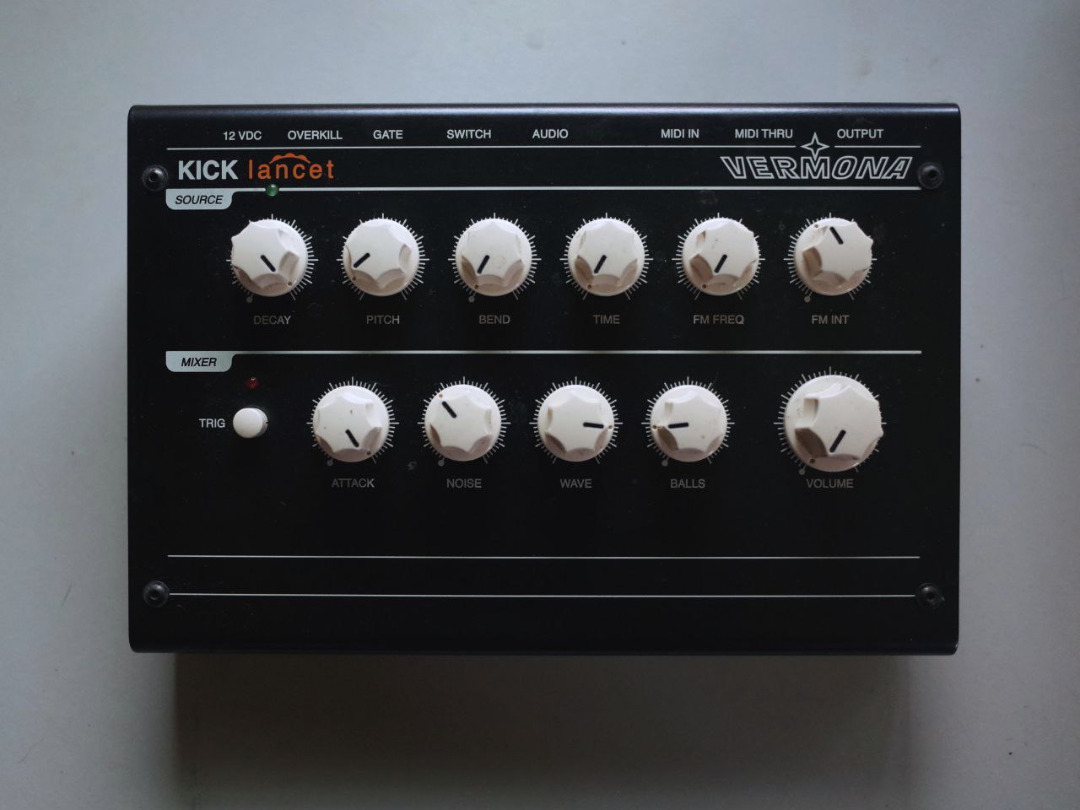 Vermona Kick Lancet, Analog kick drum synthesizer, Audio, Other Audio ...