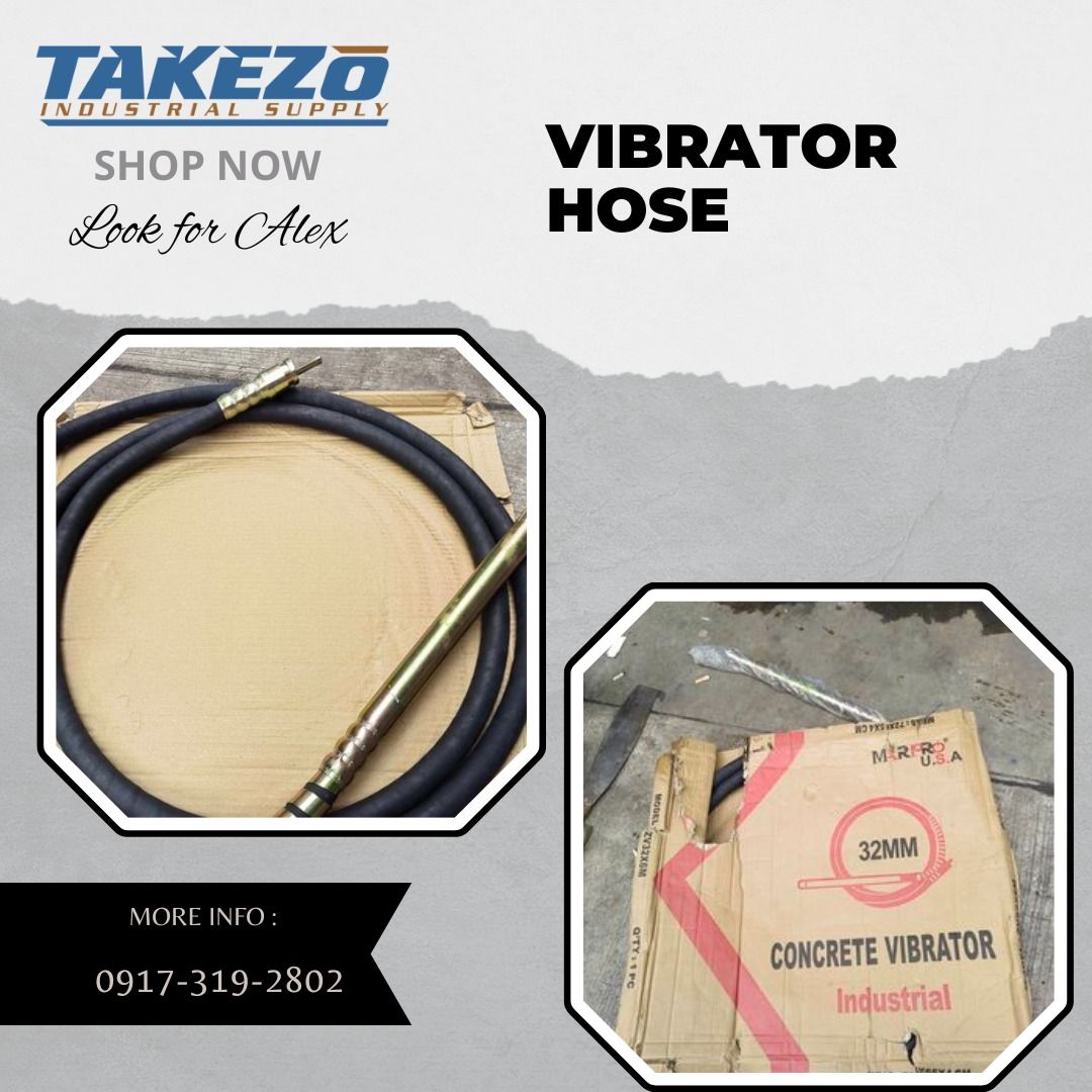 Vibrator Hose, Commercial & Industrial, Construction Tools & Equipment ...
