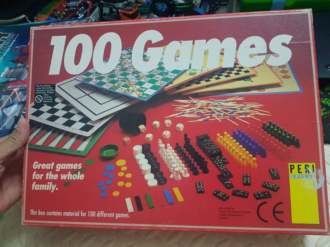 Vintage 100 Games Boardgame, Hobbies & Toys, Toys & Games on Carousell