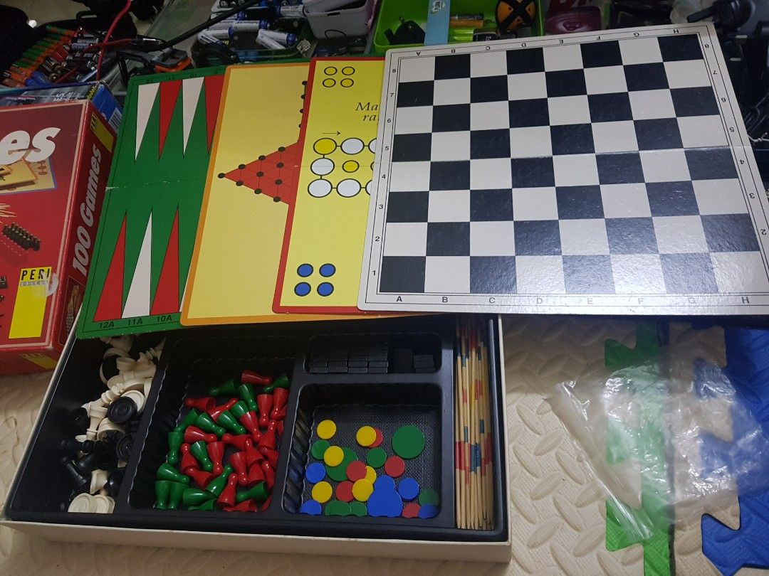 Vintage 100 Games Boardgame, Hobbies & Toys, Toys & Games on Carousell