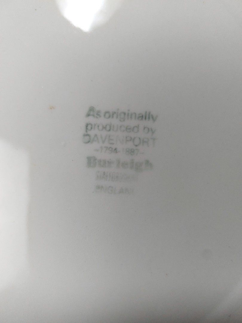 Vintage Burleigh Davenport Dinner Plate, Hobbies & Toys, Collectibles & Memorabilia, Vintage ...