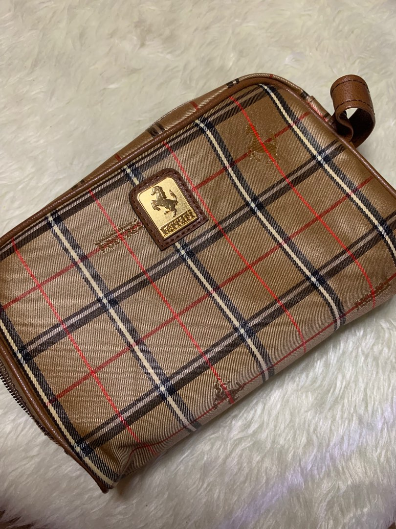 Vintage Ferrari Pouch, Luxury, Bags & Wallets on Carousell