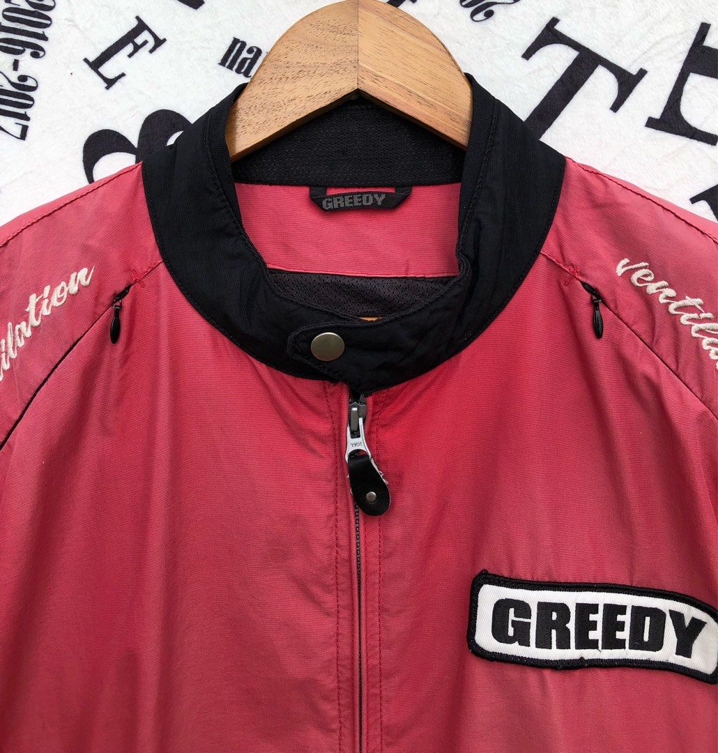 Vintage Greedy Racing Moto Jacket, Men's Fashion, Coats, Jackets and ...
