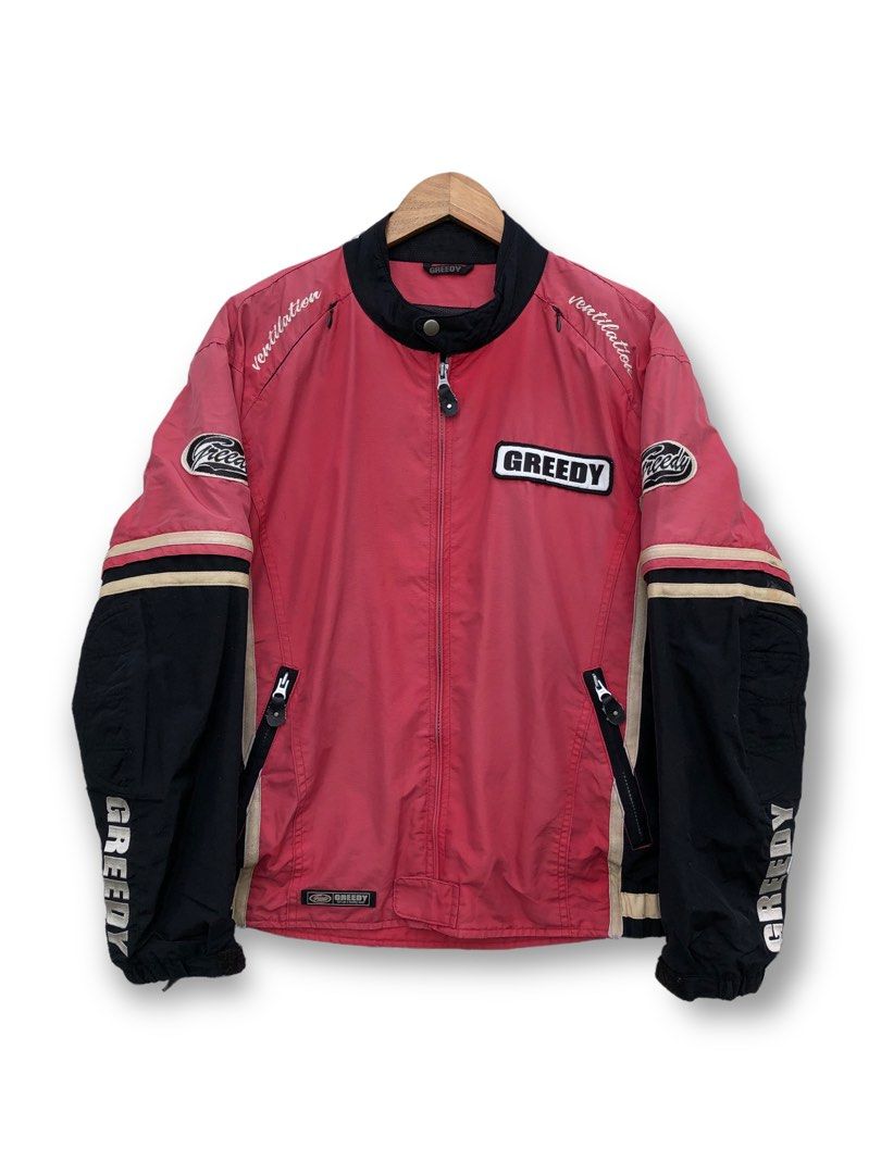 Vintage Greedy Racing Moto Jacket, Men's Fashion, Coats, Jackets and ...