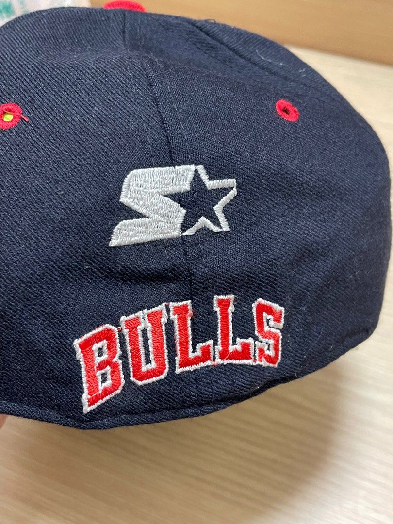 Vintage NBA Chicago Bulls Starter Cap, 男裝, 手錶及配件, 棒球帽、帽 - Carousell
