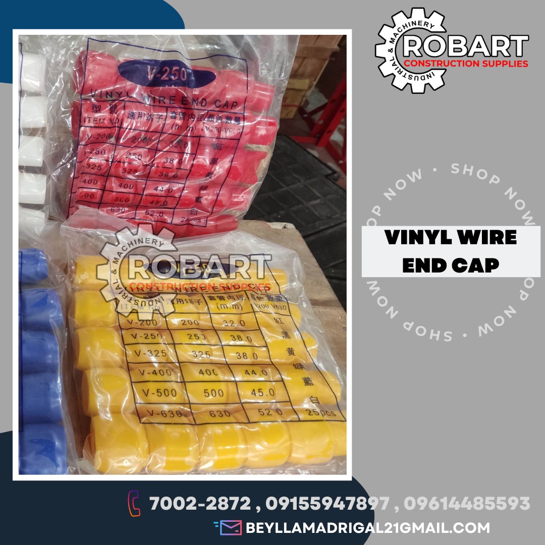 Vinyl Wire End Cap, Commercial & Industrial, Construction Tools ...