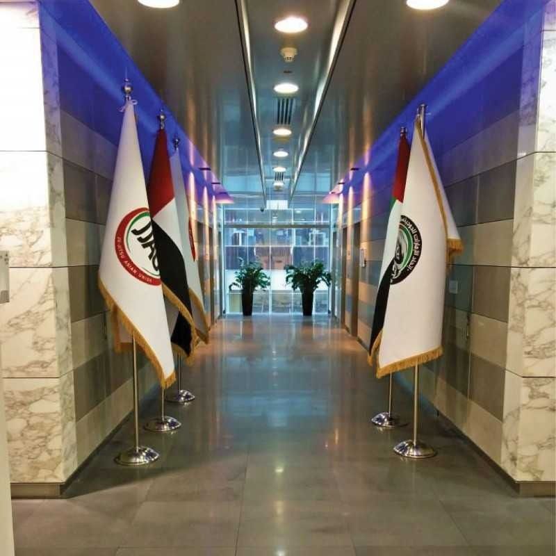 VIP Flag Pole With Stand 2.4m (Silver), Hobbies & Toys, Stationery ...