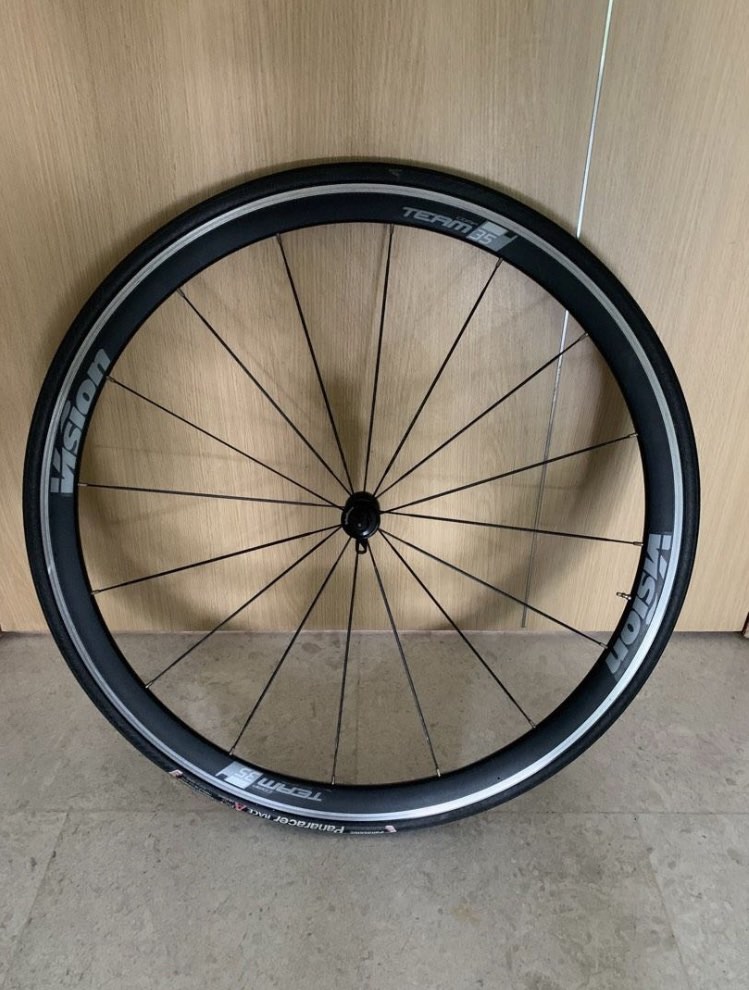 Vision Team Comp 35 700C Front Wheel, Sports Equipment, Bicycles ...