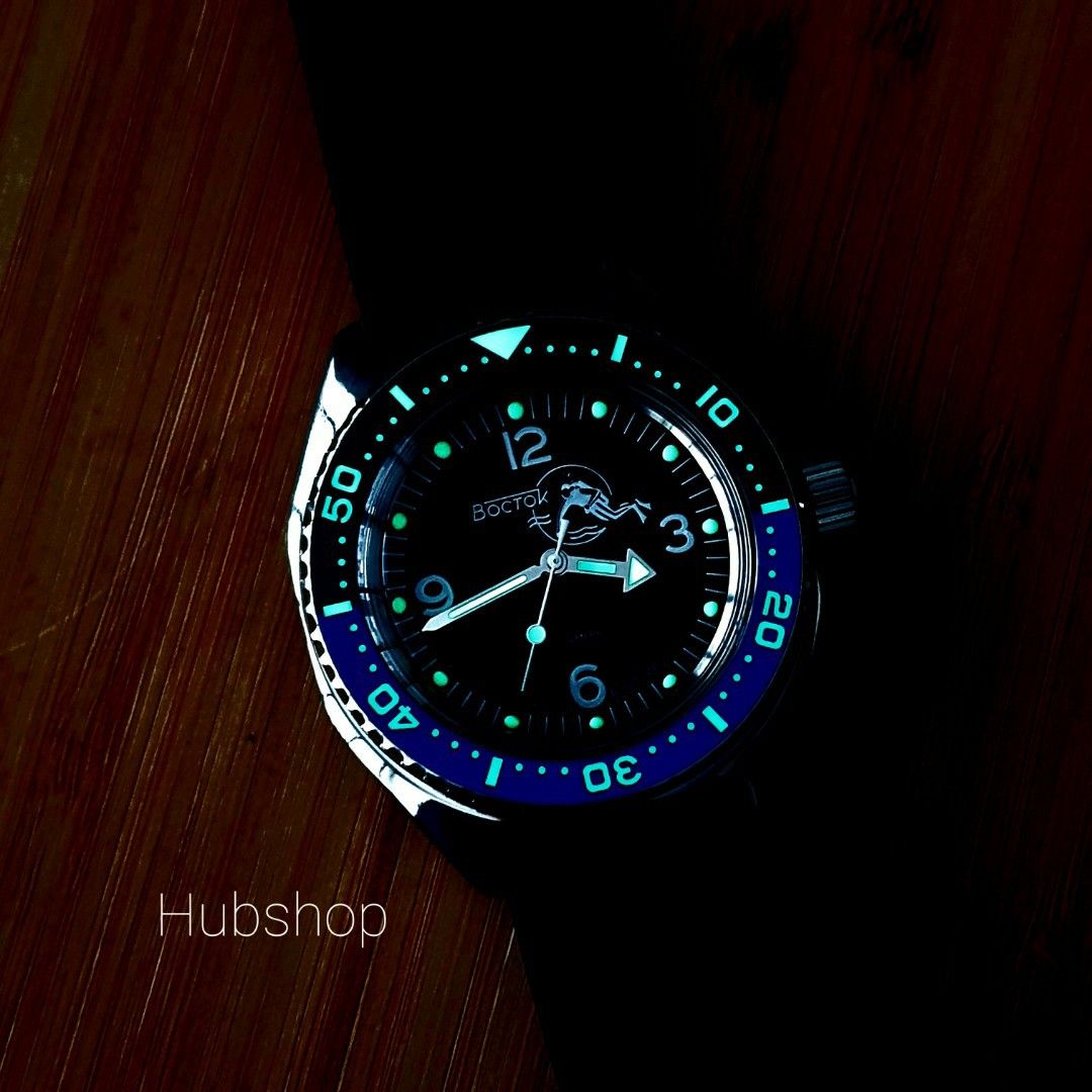 Vostok Amphibia Mod Automatic Watch Scuba Dude. 200 M water resistance ...