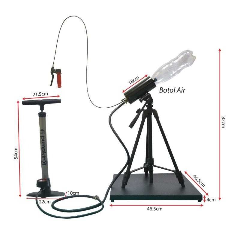 Water Rocket Launcher Kit Air Pressurize Cable Release, Hobbies & Toys ...