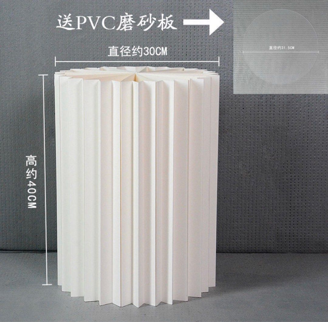 Wedding folding cylindrical table paper Roman column folding column ...