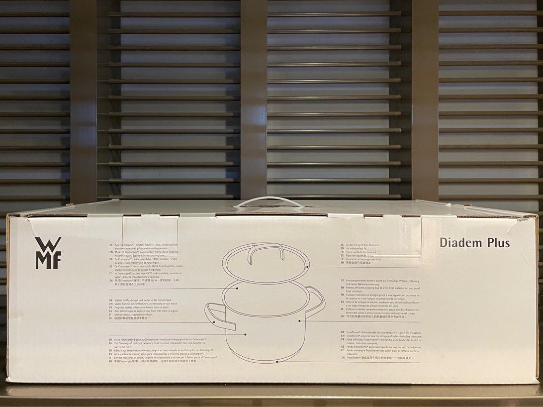 WMF Diadem Plus 3-Piece Pot Set, Furniture & Home Living, Kitchenware ...