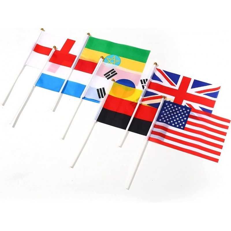 World Cup 2022 Hand Flag 32 Countries 28cm x 20cm, Hobbies & Toys ...
