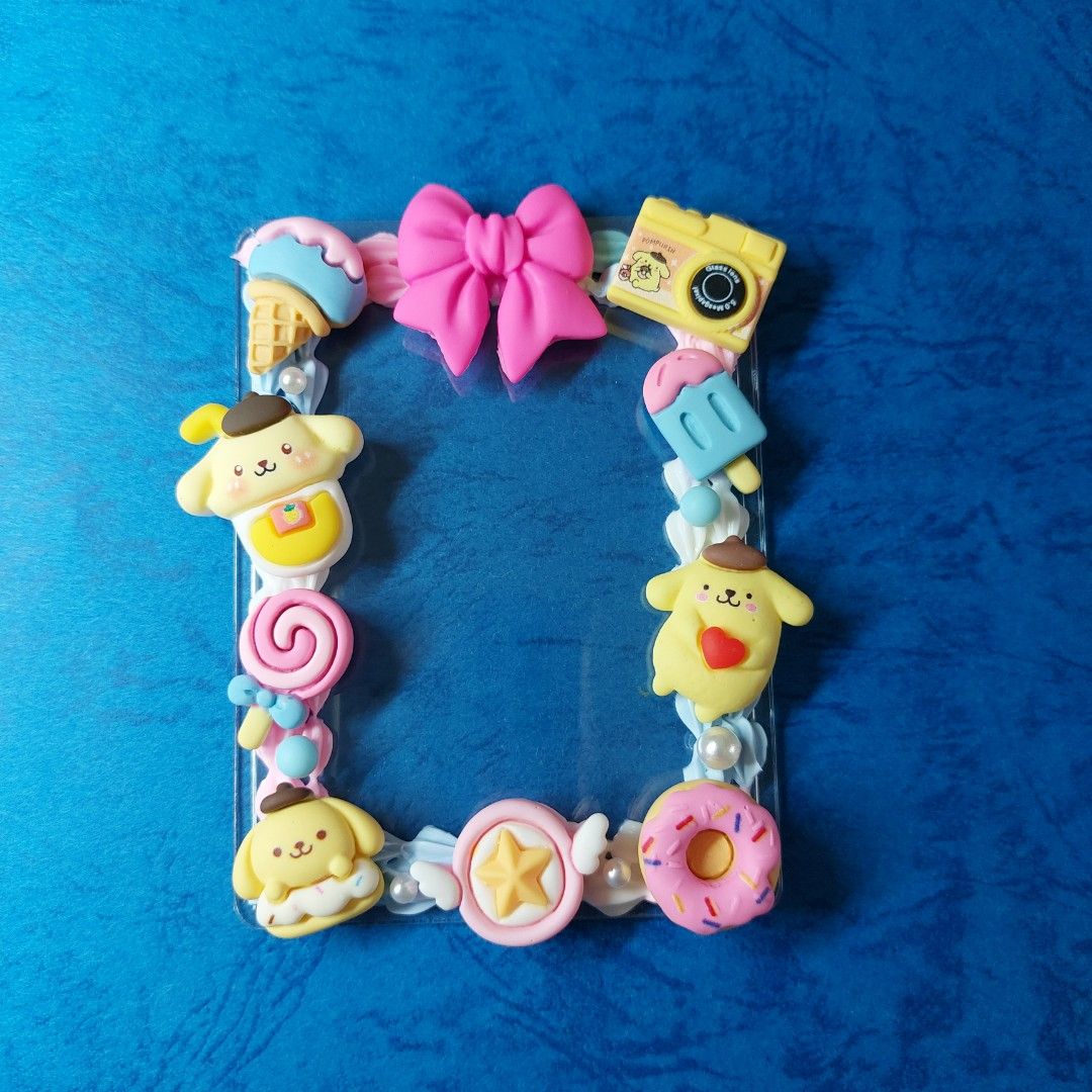 Wts kpop decorated decoden toploader simulation glue cream glue sanrio ...