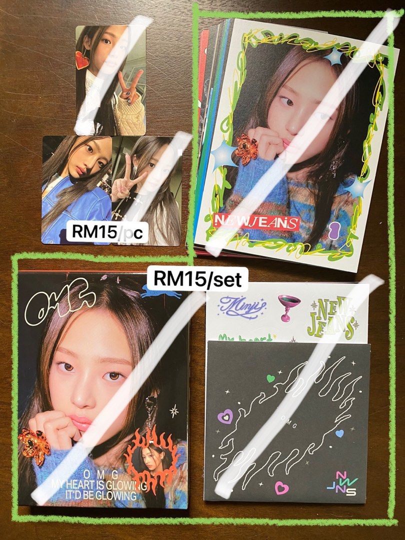 WTS NEWJEANS HAERIN MINJI OMG MESSAGE CARD VER, Hobbies & Toys, Collectibles & Memorabilia, K ...