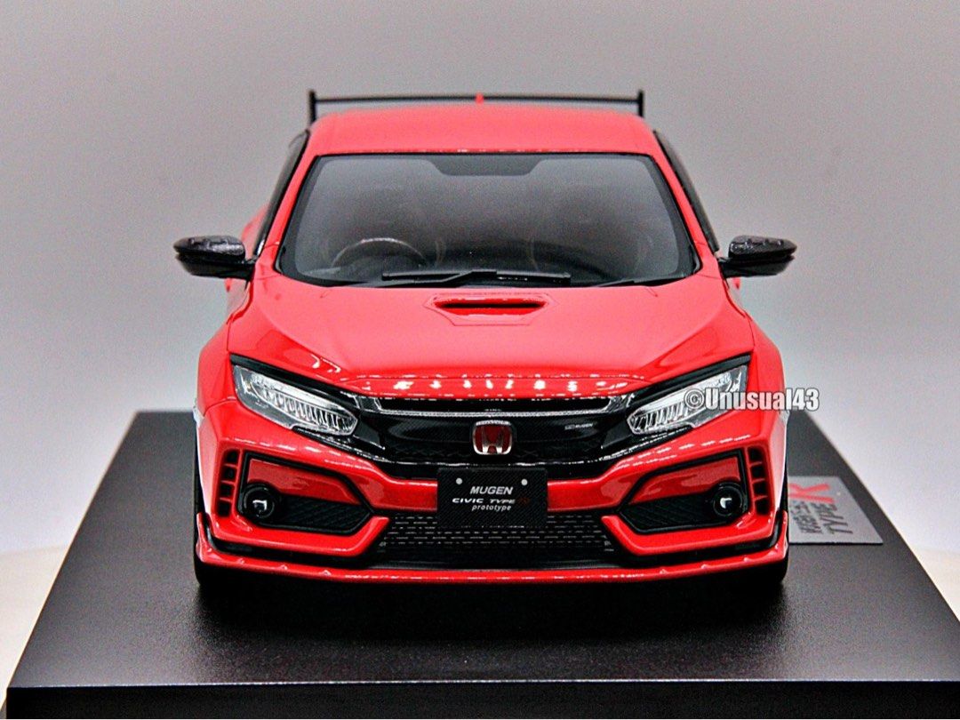 1/18 Poprace Mugen FK8 Civic Type R Red Honda, Hobbies & Toys, Toys ...