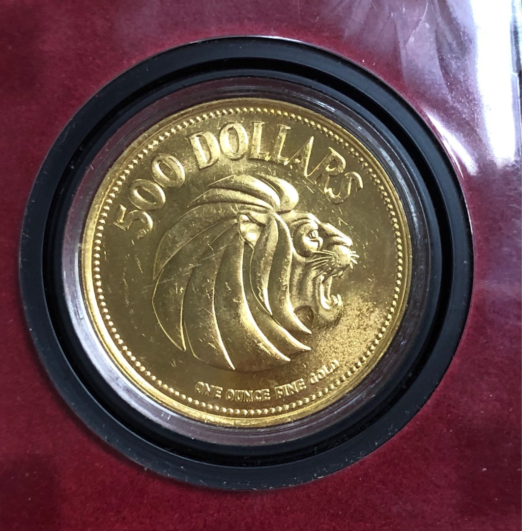 1975 SG $500 Gold coin, Hobbies & Toys, Memorabilia & Collectibles ...