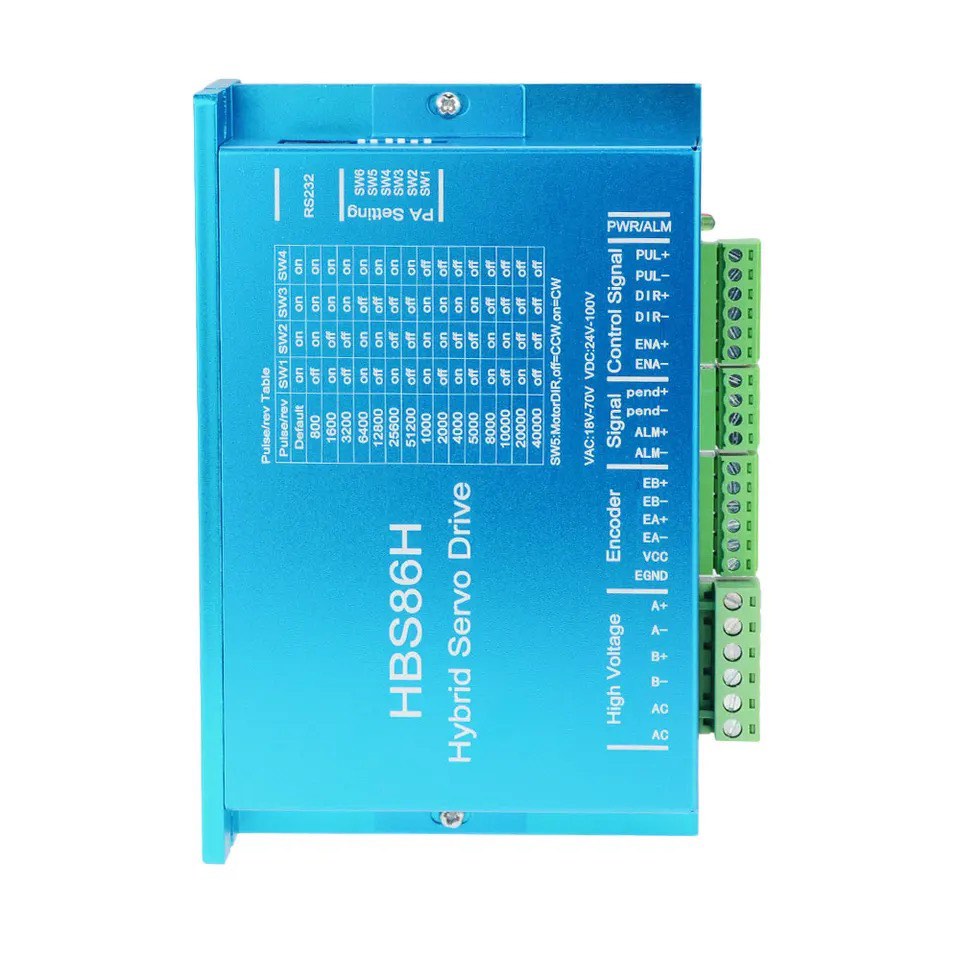 1PC HBS86H closed loop servo motor driver hybrid step servo drive with ...