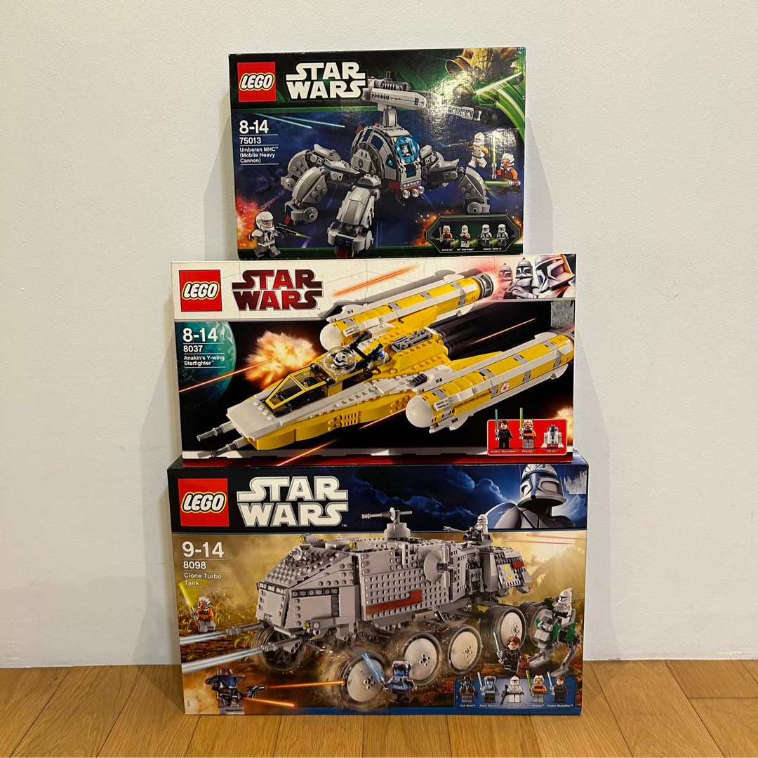 *Reserved* (3 sets) MISB Lego Star Wars 8037 8098 75013 Anakin's Y-wing ...