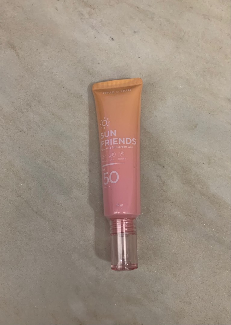 30gr SUNSCREEN TRUE TO SKIN SUN FRIENDS GEL SPF 50, Kesehatan ...