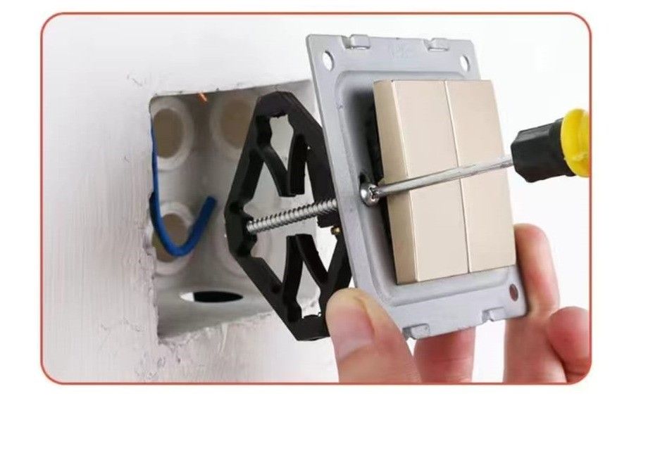 6 PCs Wall box repair junction box screw support, Furniture & Home ...