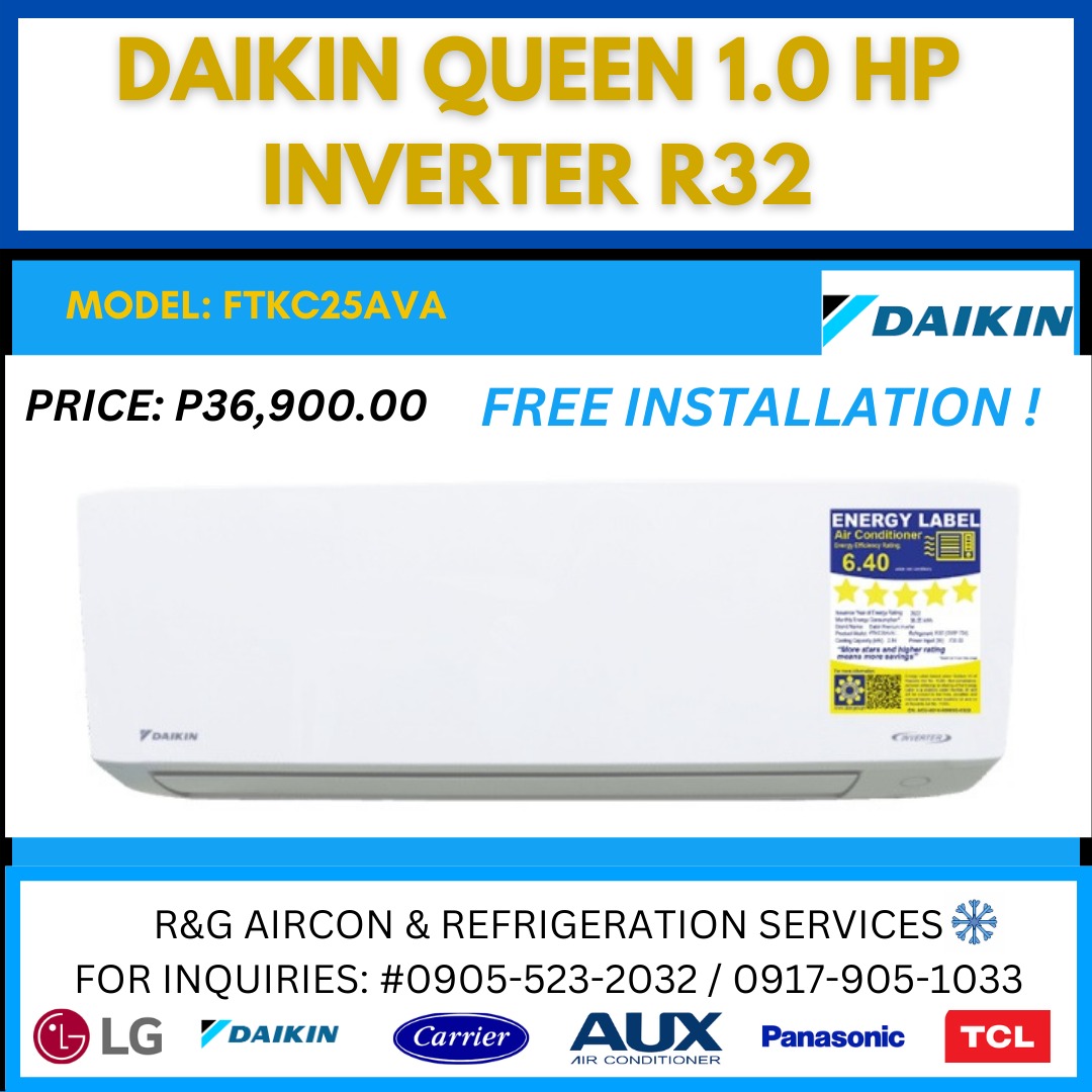 🎉 BRAND NEW DAIKIN QUEEN AVA SERIES INVERTER WALL - TYPE AIRCON R32 ...