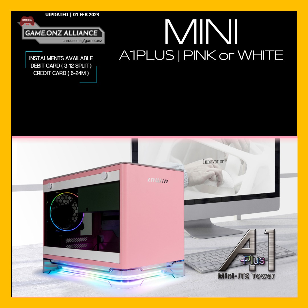 A1PLUS PINK GAMING DESKTOP PC BUILDS | AMD RYZEN 5 5600 5600X 5700X ...