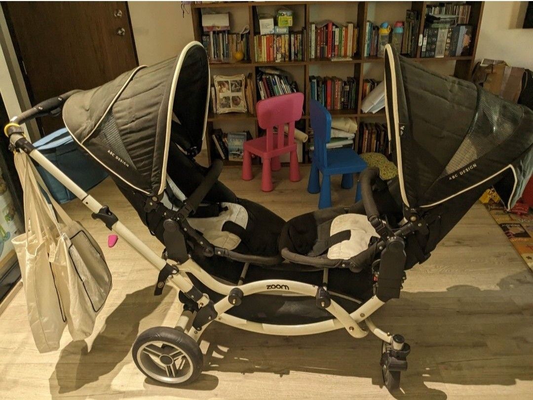 ABC Design Zoom Twin Stroller, Babies & Kids, Going Out, Strollers on ...