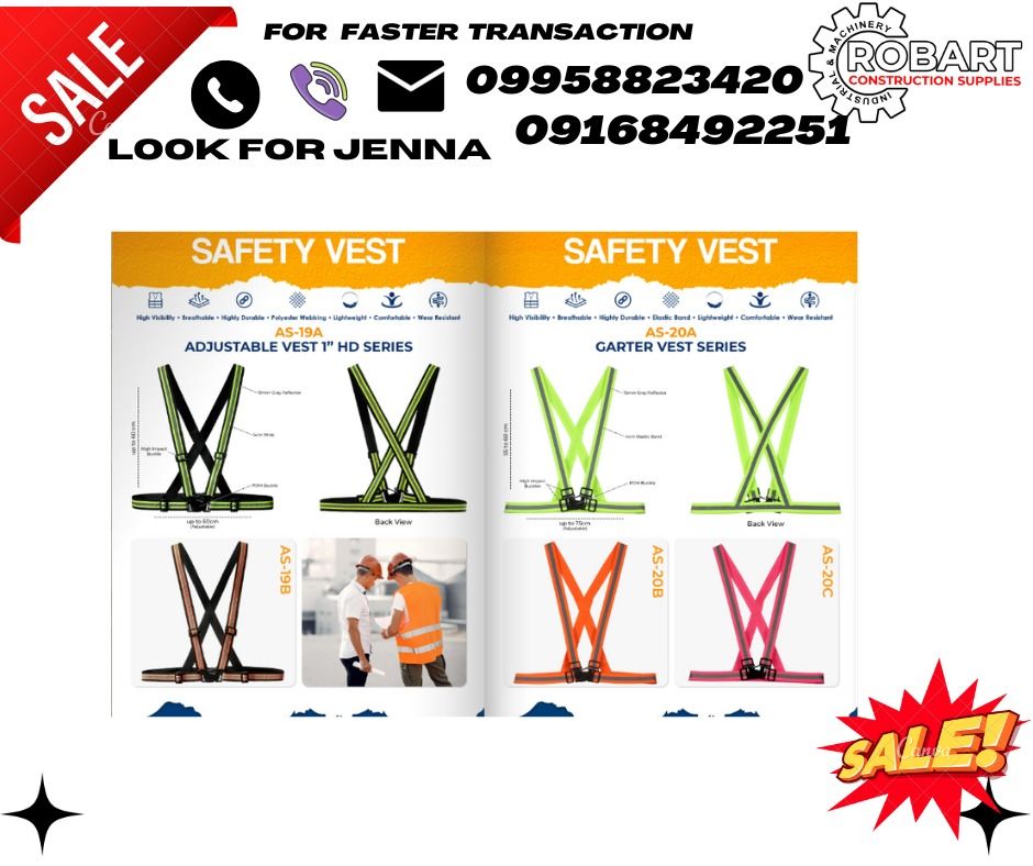 adjustable vest 1'' hd and garter vest series, Commercial & Industrial ...