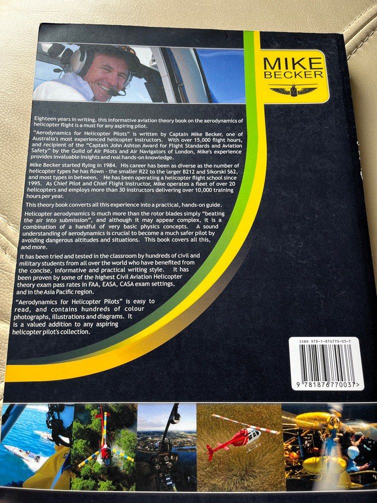 Aerodynamic helicopter pilots -Mike becker, 興趣及遊戲, 書本 & 文具, 教科書 - Carousell