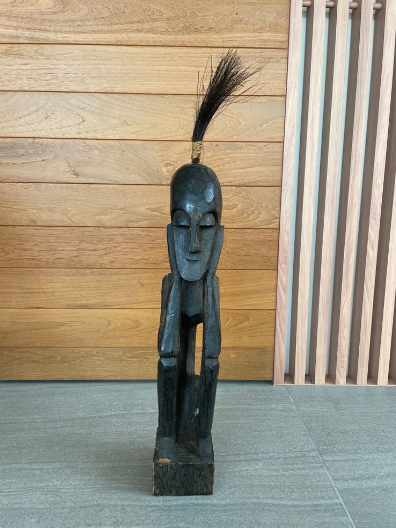 African Tribal Wooden Statue, Furniture & Home Living, Home Decor ...