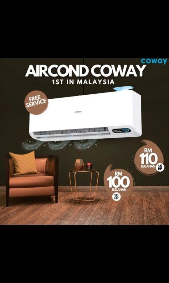Aircond coway, TV & Home Appliances, Air Conditioners & Heating on Carousell