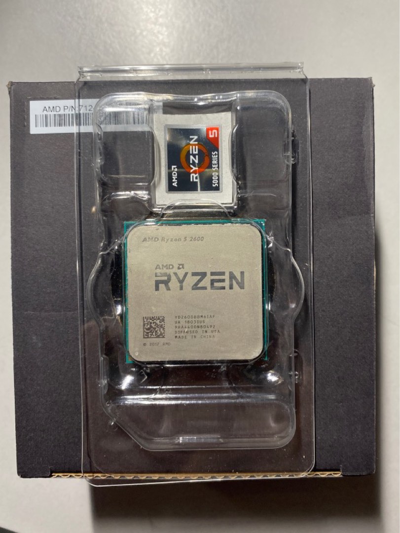 AMD Ryzen 5 2600 with Stock Cooler Fan, Computers & Tech, Parts ...