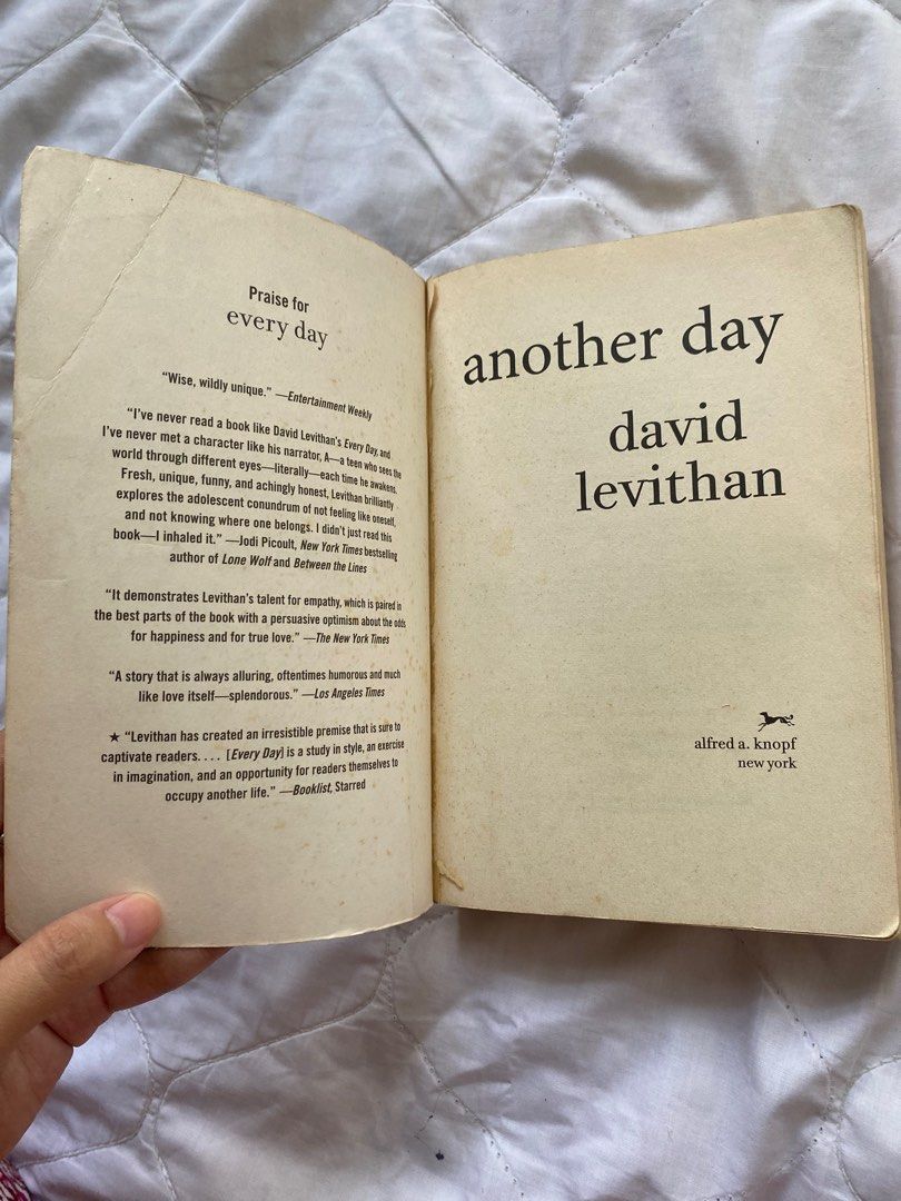 Another Day by David Levithan, Hobbies & Toys, Books & Magazines ...