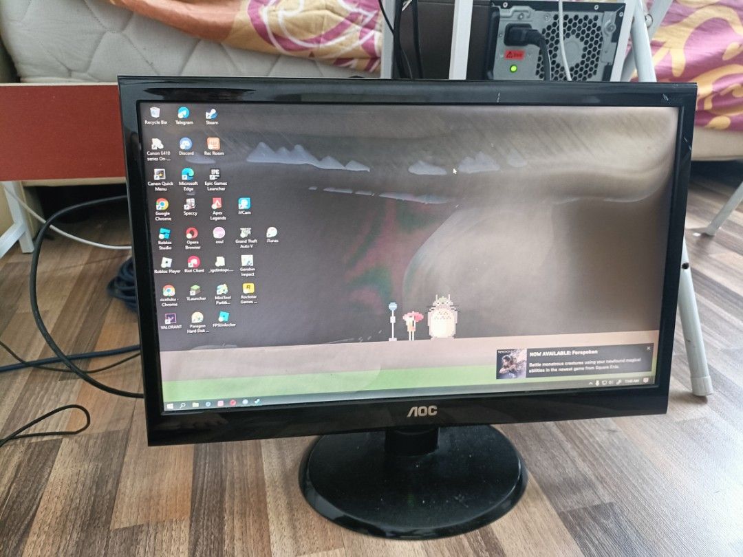 AOC N2050S 20 inch monitor (faulty), Computers & Tech, Parts ...